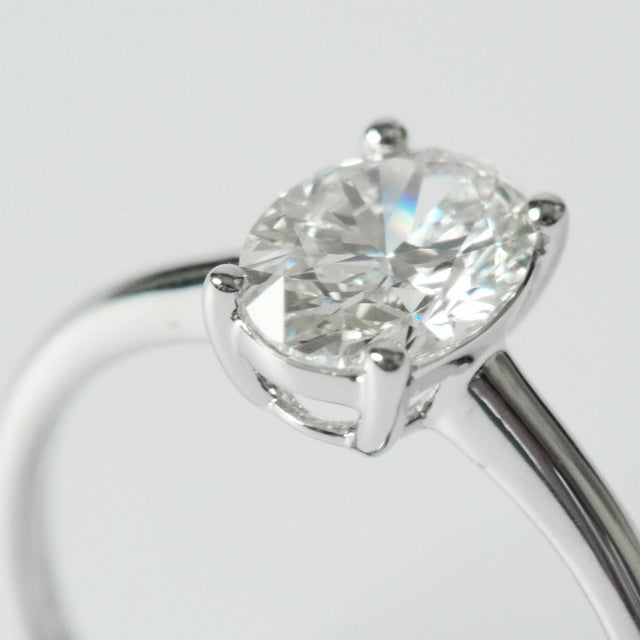 Lab Grown Diamond Solitaire Ring – Binhi Diamonds